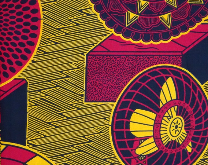 Unique African Print Fabric by the Yard for African Print - Etsy