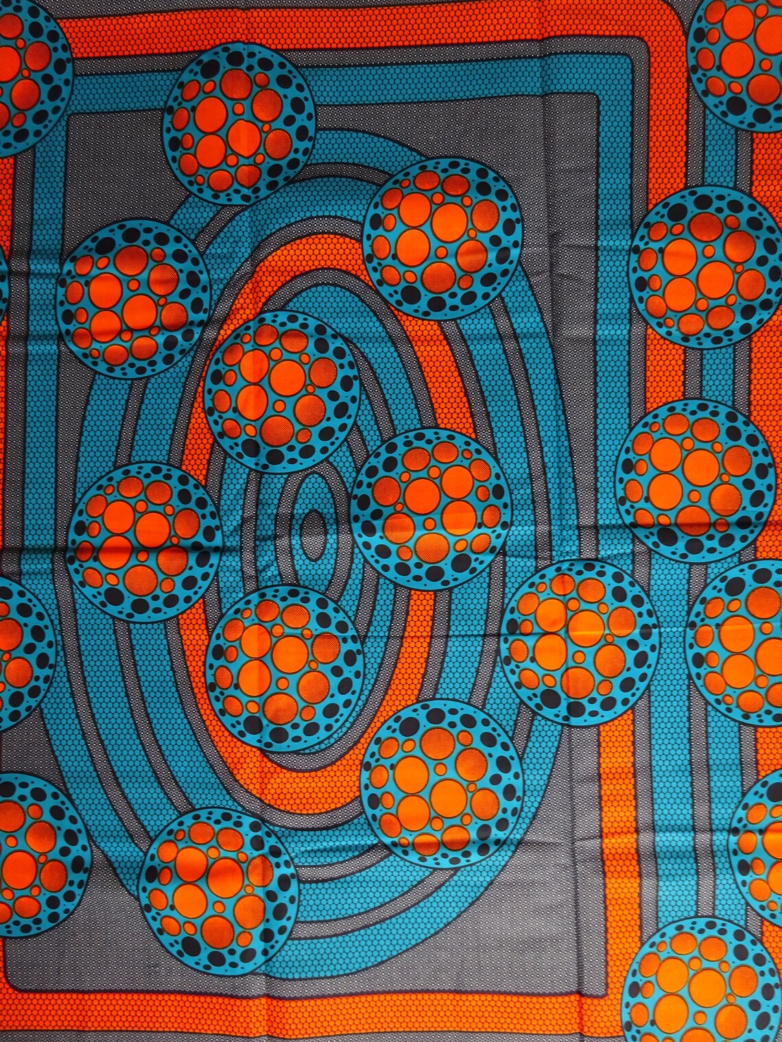 Bright African Print Fabric Sold by Yard/cotton Fabric/ African Fabric ...