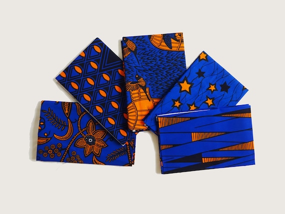 African Fabric Fat Quarter Set/ African Print / Fat Quarters - Etsy