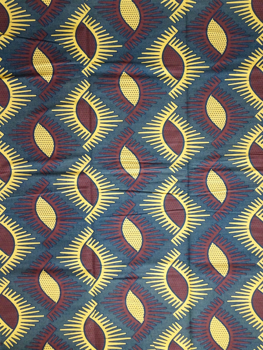 African print Fabric African fabric by the yard Wax print | Etsy