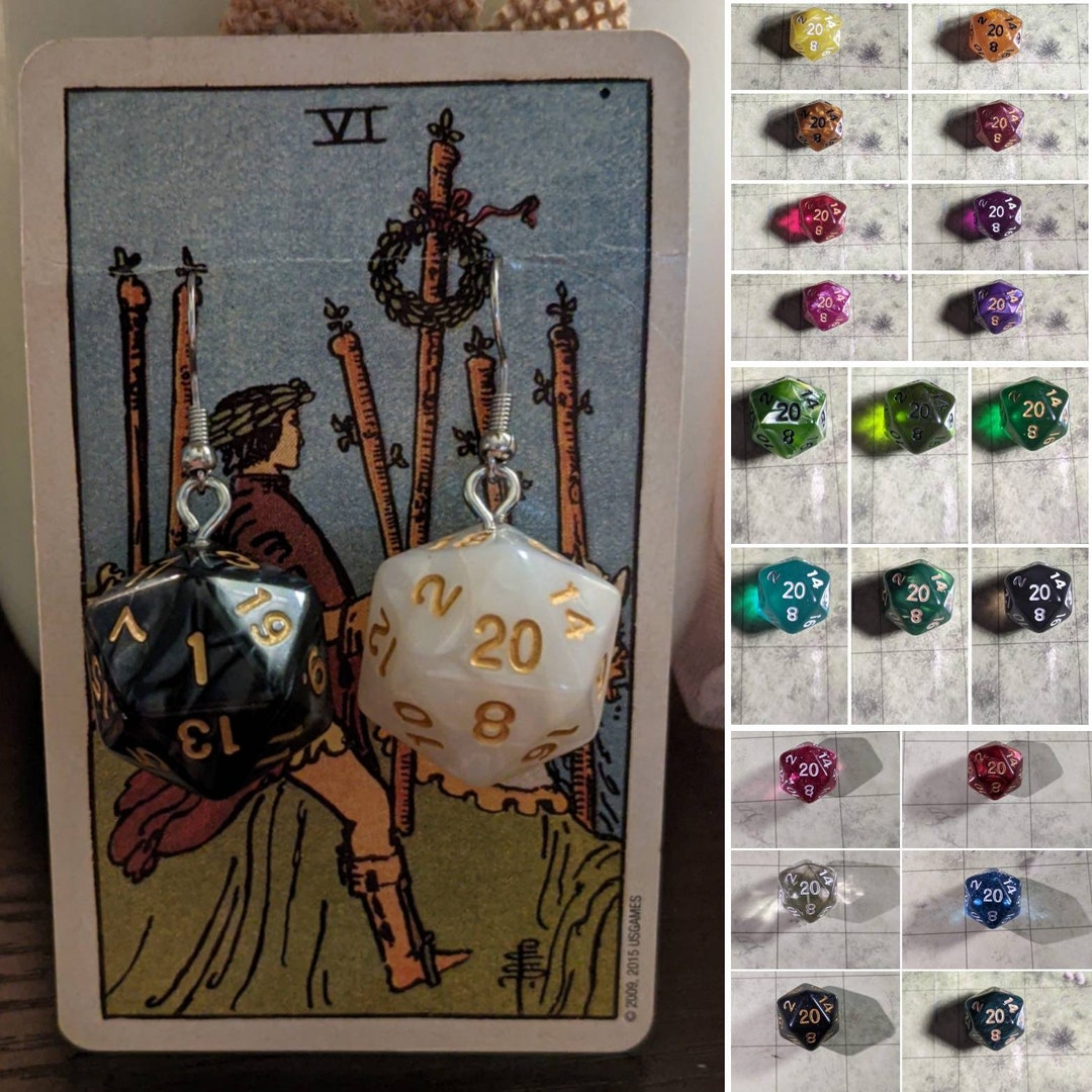 Dnd Dice Earrings custom - Etsy