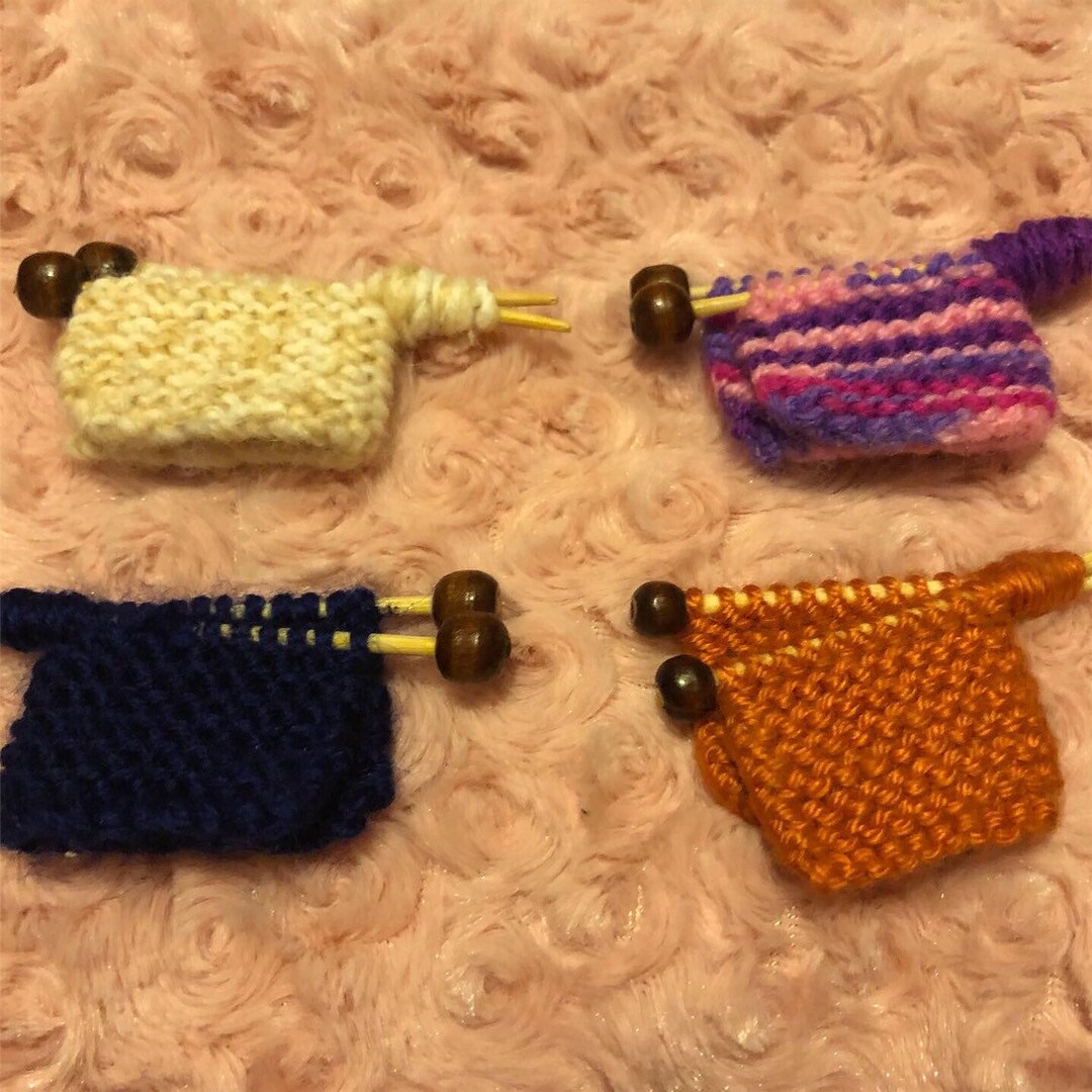 Knitted Brooch Made to Order Any Colour Australian Made :) - Etsy