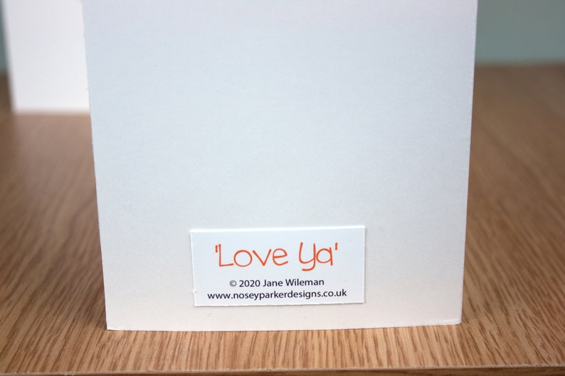 George Love Card Sewn Heart Greetings Card perfect for | Etsy