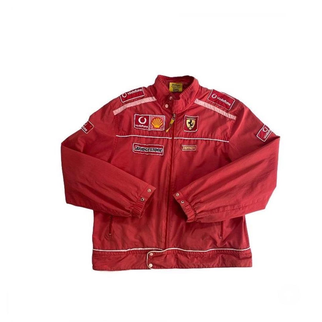 Vintage F1 Ferrari Bomber Jacket Red Motor Jacket - Etsy