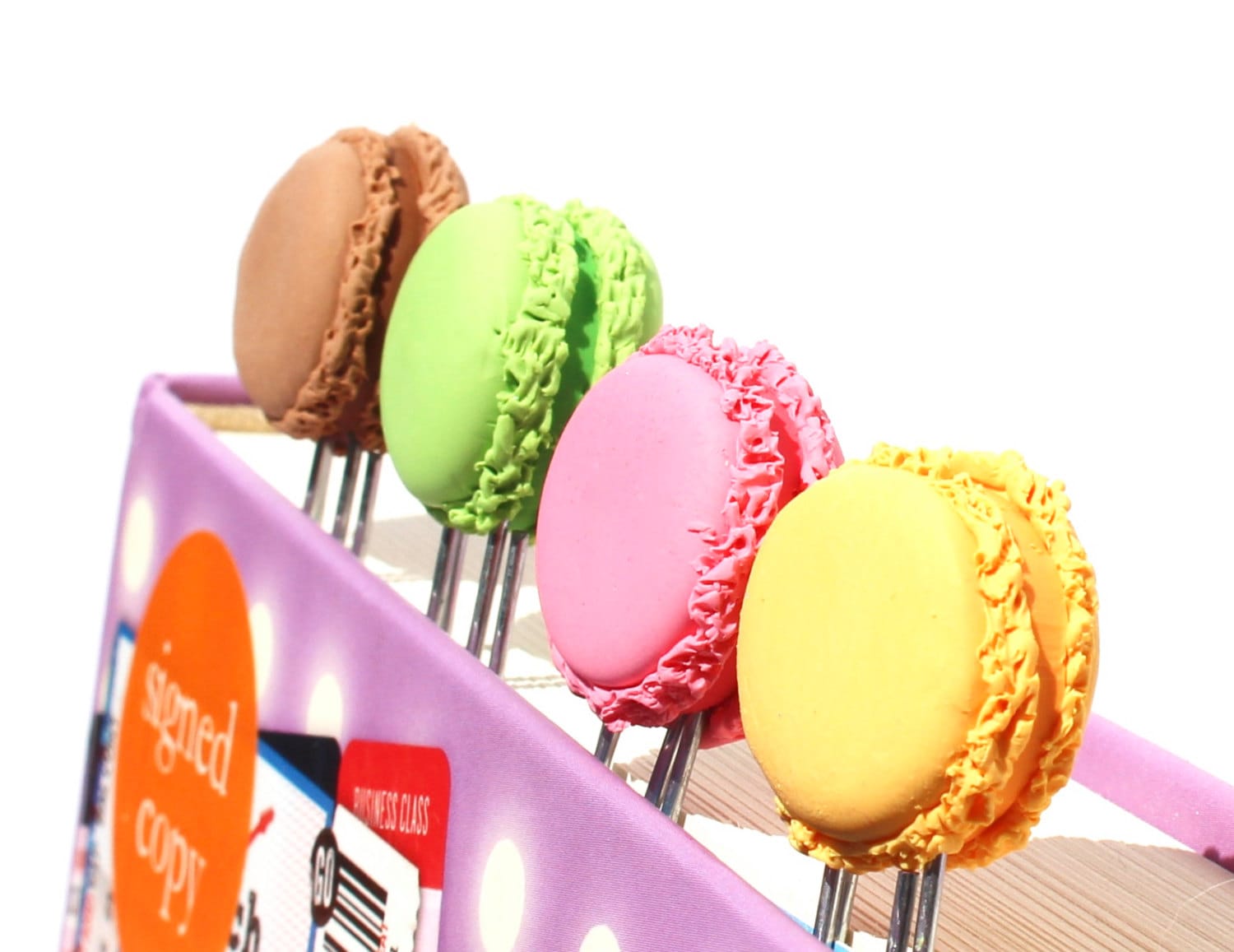 Macaron Planner Clips French Macaron Cake Bookmark Macaroon Planner ...