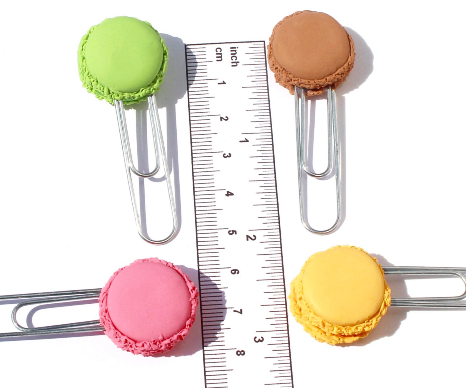 Macaron Planner Clips French Macaron Cake Bookmark Macaroon Planner ...