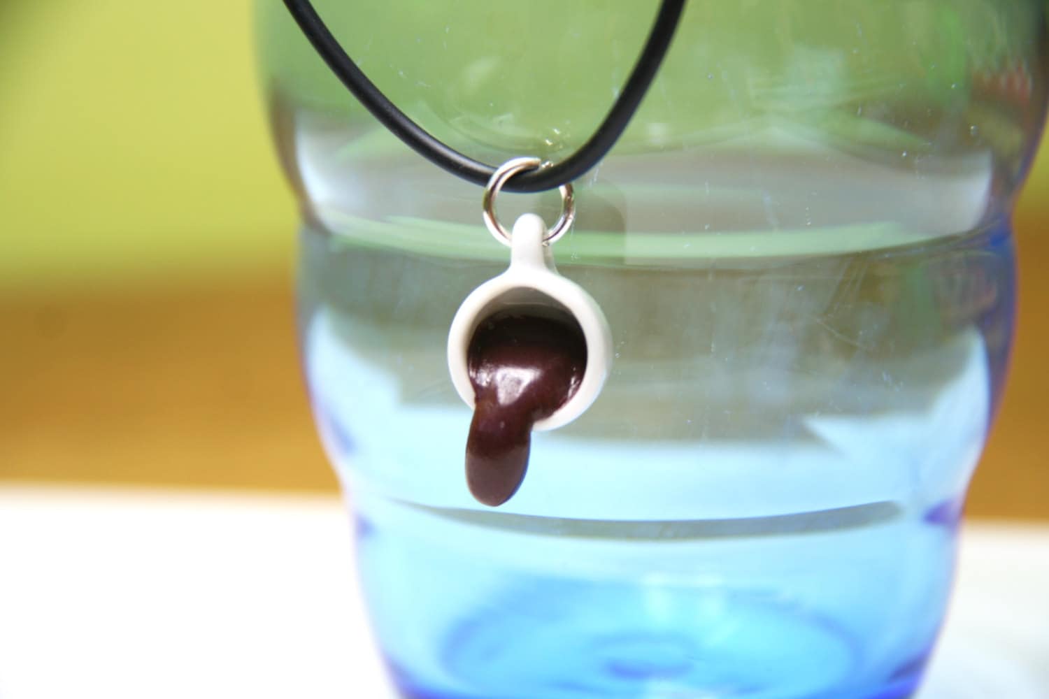Coffee Lover Necklace Kawaii Fake Food Jewellery Miniature Tea Cup ...