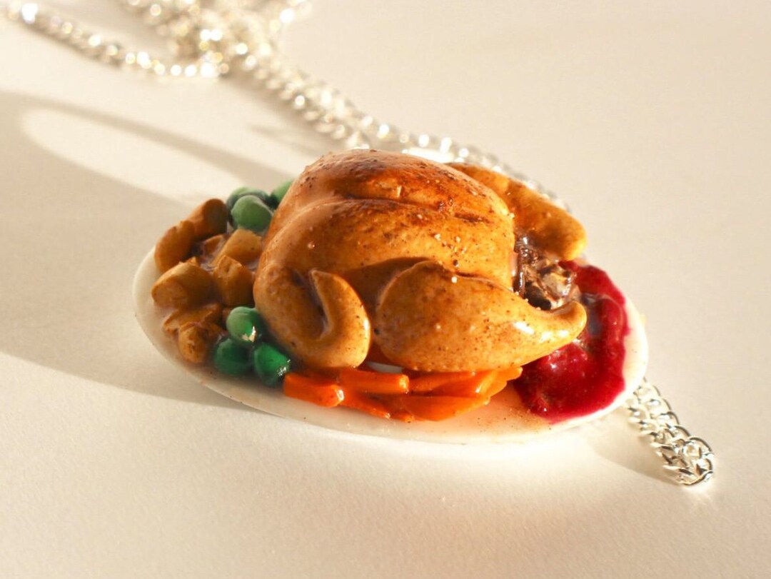 Thanksgiving Turkey Necklace Christmas Turkey Necklace Roast Turkey ...