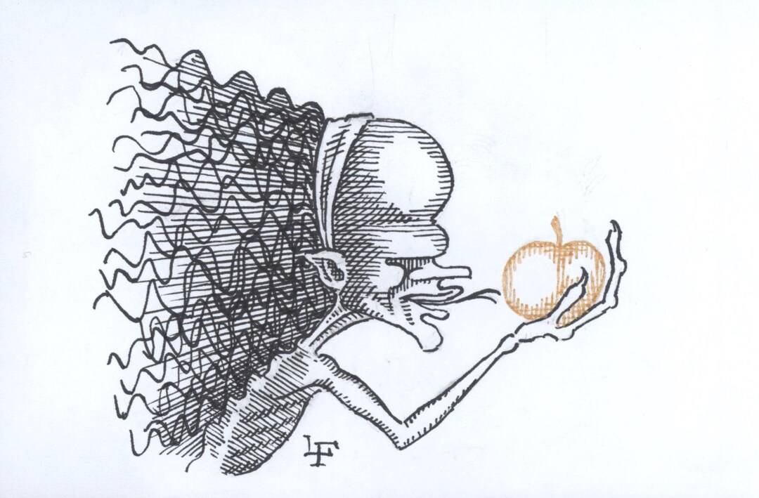 Eris (original Ink Dip Pen Drawing) - Etsy