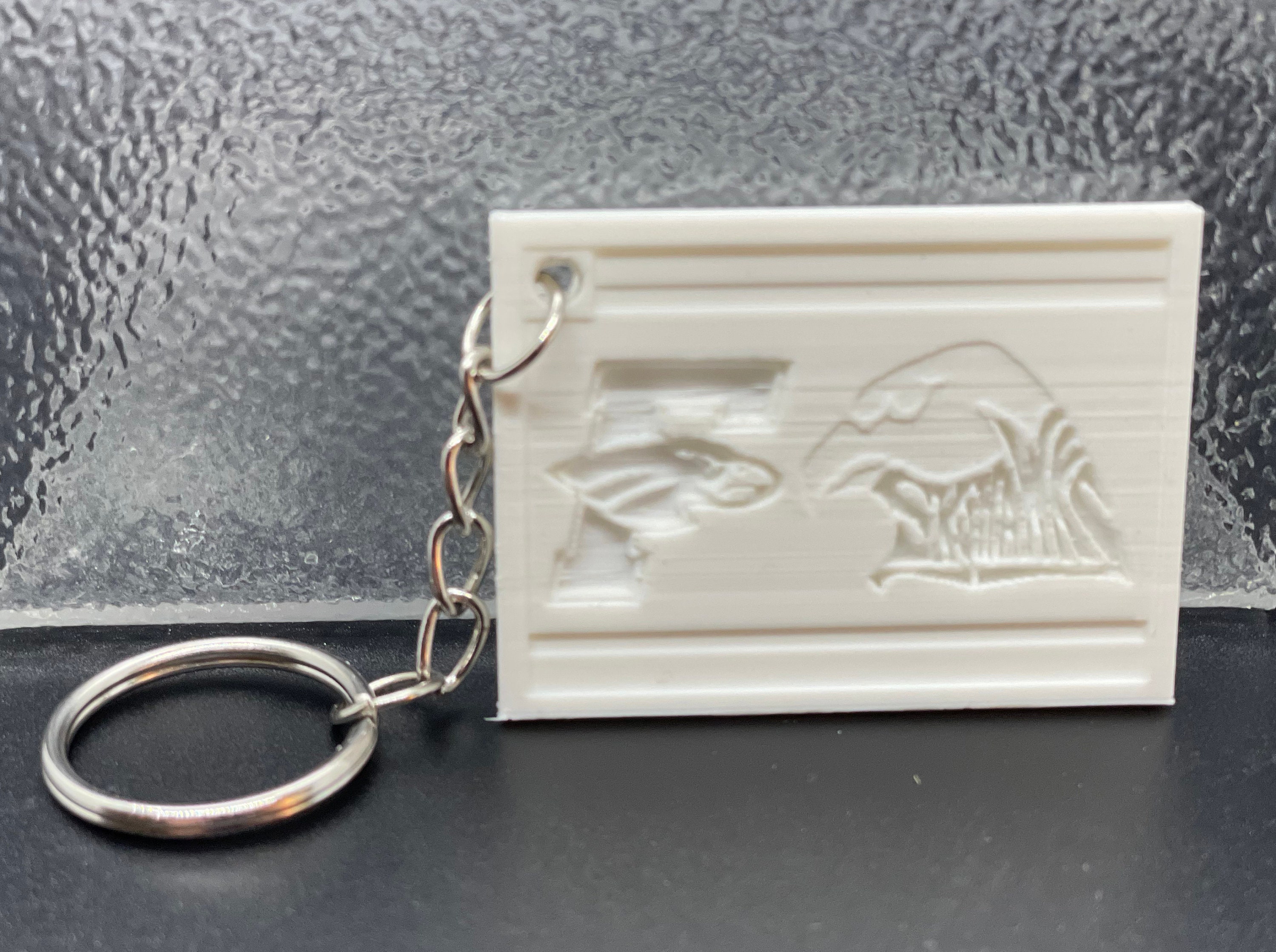 Personalized Photo 3D Printed Lithophane Keychain Customized - Etsy
