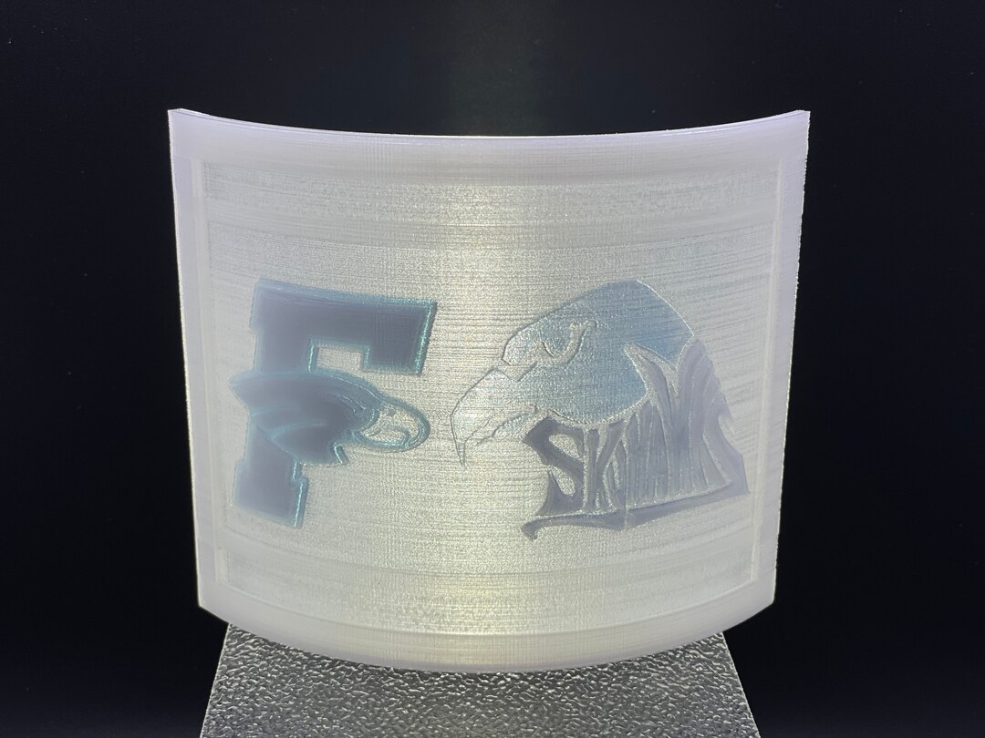Customized 3D Printed Color Lithophane Night Light - Etsy