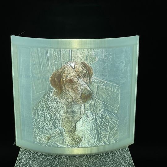 Customized 3D Printed Color Lithophane Night Light - Etsy