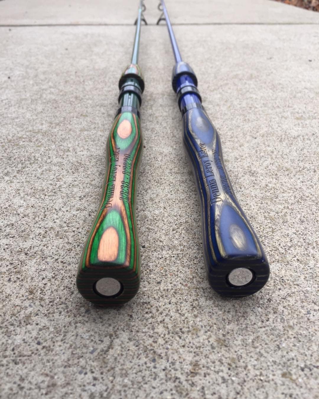 Brother in laws ashes into a fishing rod | Bloodydecks