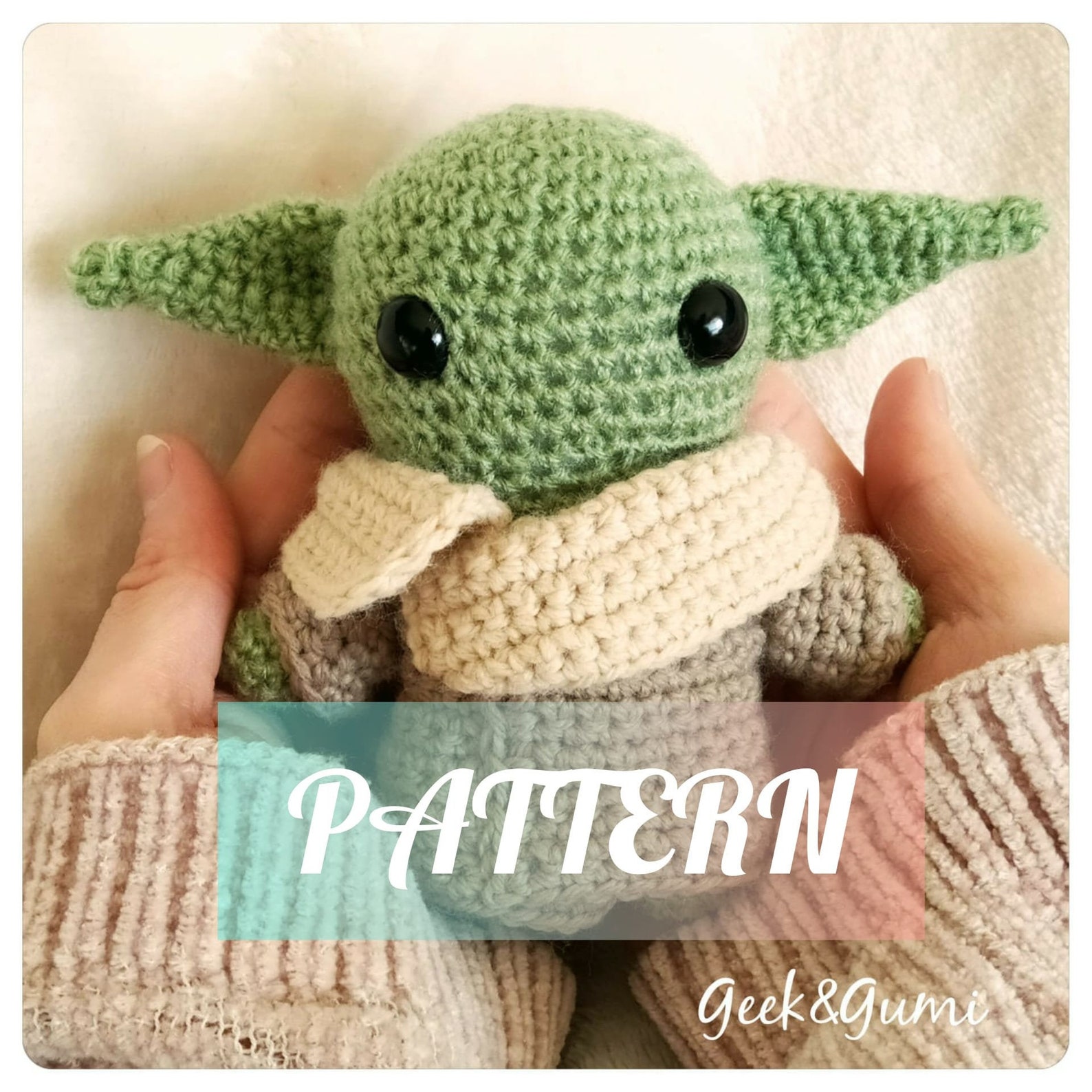 Baby Yoda / Grogu PDF crochet pattern | Etsy