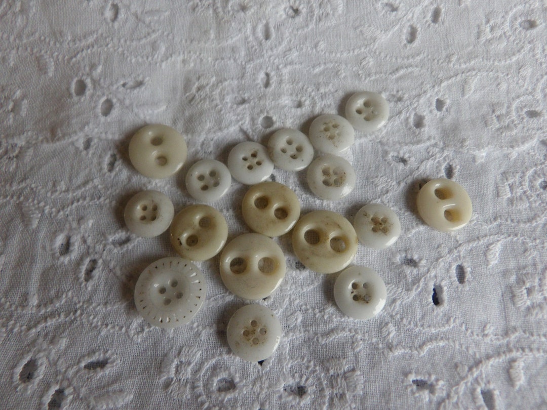 17 Antique China Buttons Perfect for Primitive Sewing or Projects - Etsy