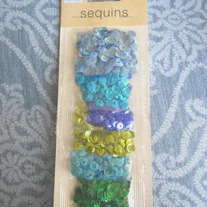 1 Package Sequins Ocean Colors - Etsy