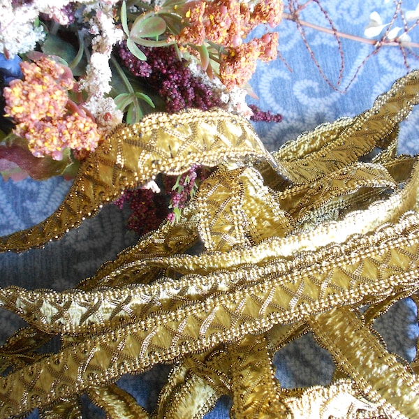Gold Fabric Trim - Etsy