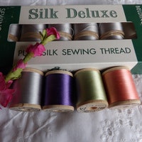 Antique 1940's Richardsons Pure Silk Twist Hand Sewing Thread 10 Yd ...
