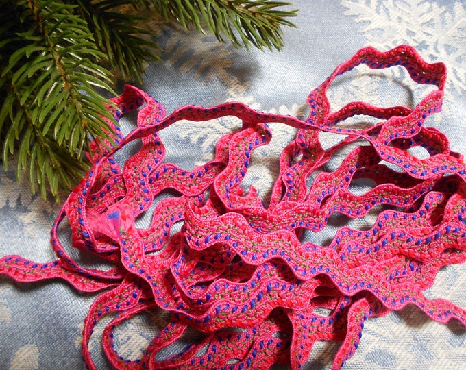 1 Yard 5/8 Inch Embroidered Rick Rack Journal or Junk Journal and ...