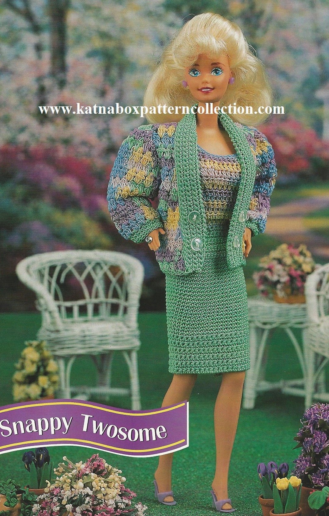Crochet PDF Pattern Set: Snappy Twosome Suit for 11.5" Inch Fashion ...