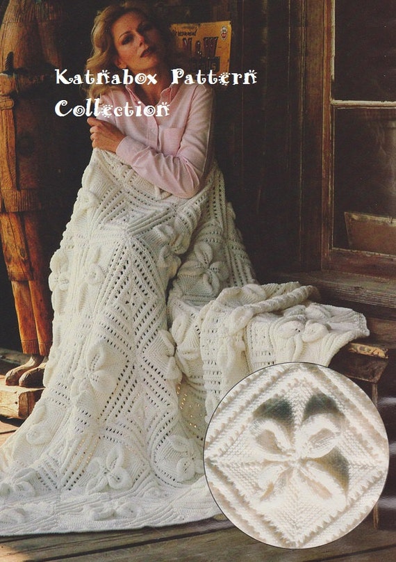 Knit Traditional Nantucket Afghan Pattern KC0658 Advanced | Etsy