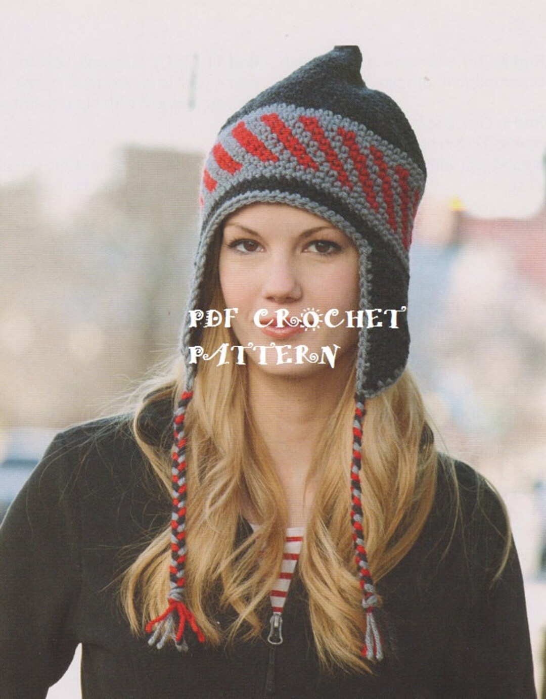 Crochet PDF Pattern: Ladies' Modern Chullo Hat - Etsy