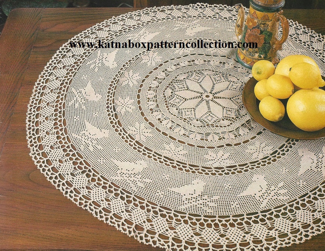 Crochet Songbird Centerpiece Pattern #KC1087, Advanced+++ Skill Level ...