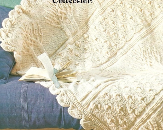 Large Tree of Life Knitted Blanket Pattern - Detailed and Expanded - Etsy