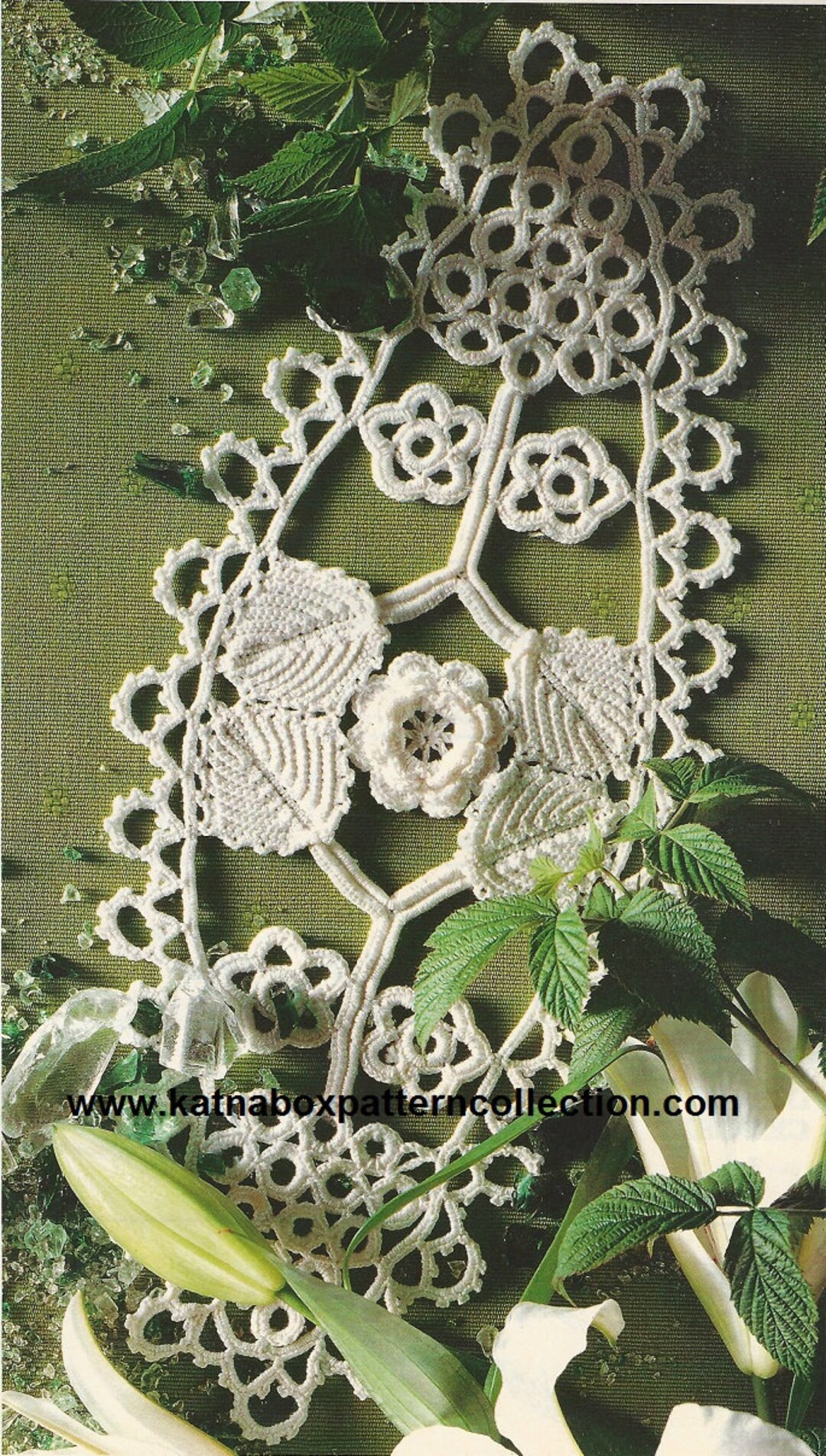 Crochet Irish Rose Doily Pattern #KC1489, Challenging Skill Level ...