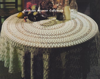 Round Tablecloth Pattern - Etsy