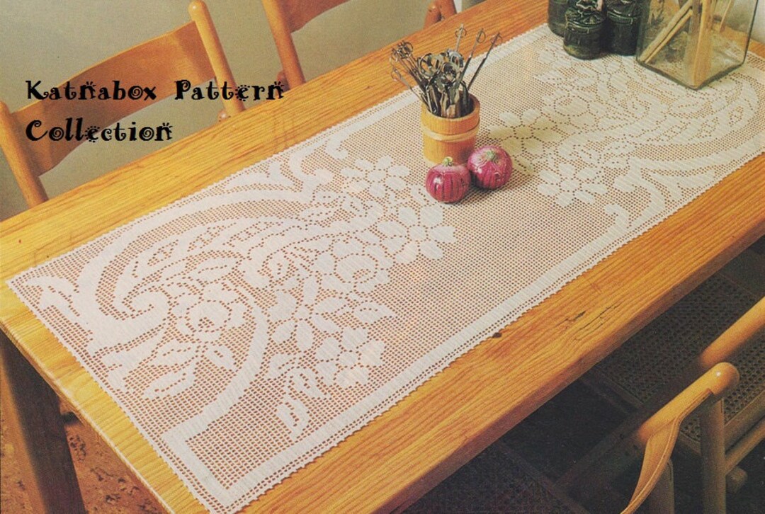 Crochet PDF Pattern: Cornucopia Table Runner - Etsy