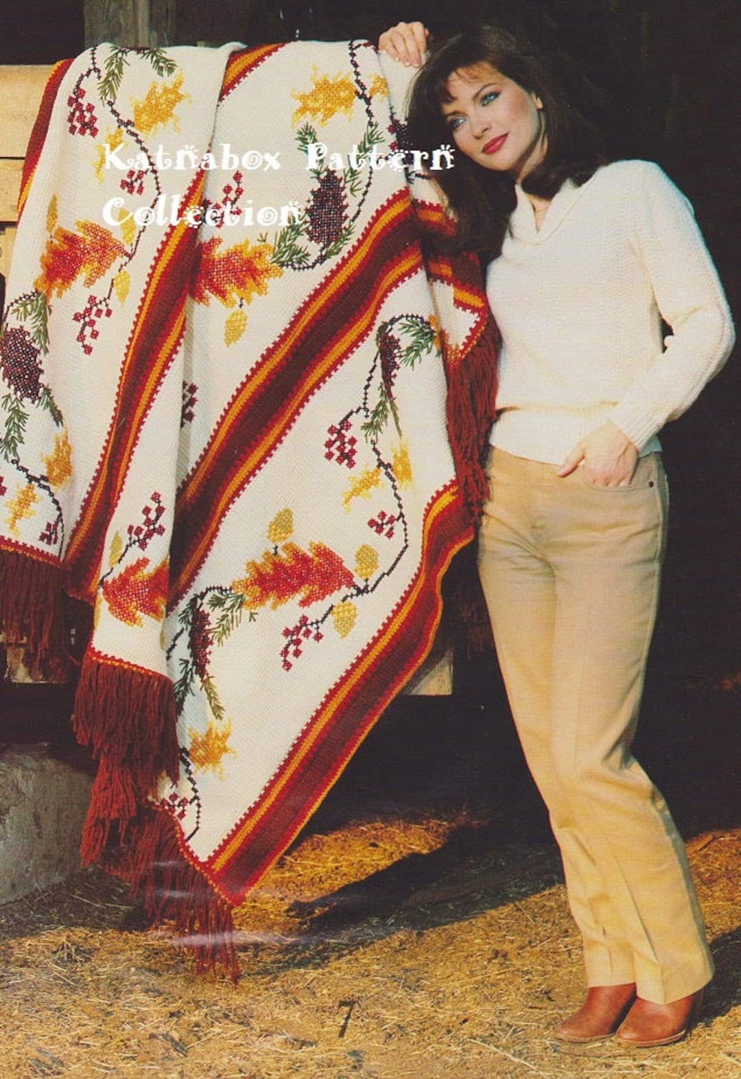 Autumn Medley Afghan Crochet PDF Pattern, Advanced Skill Level - Etsy