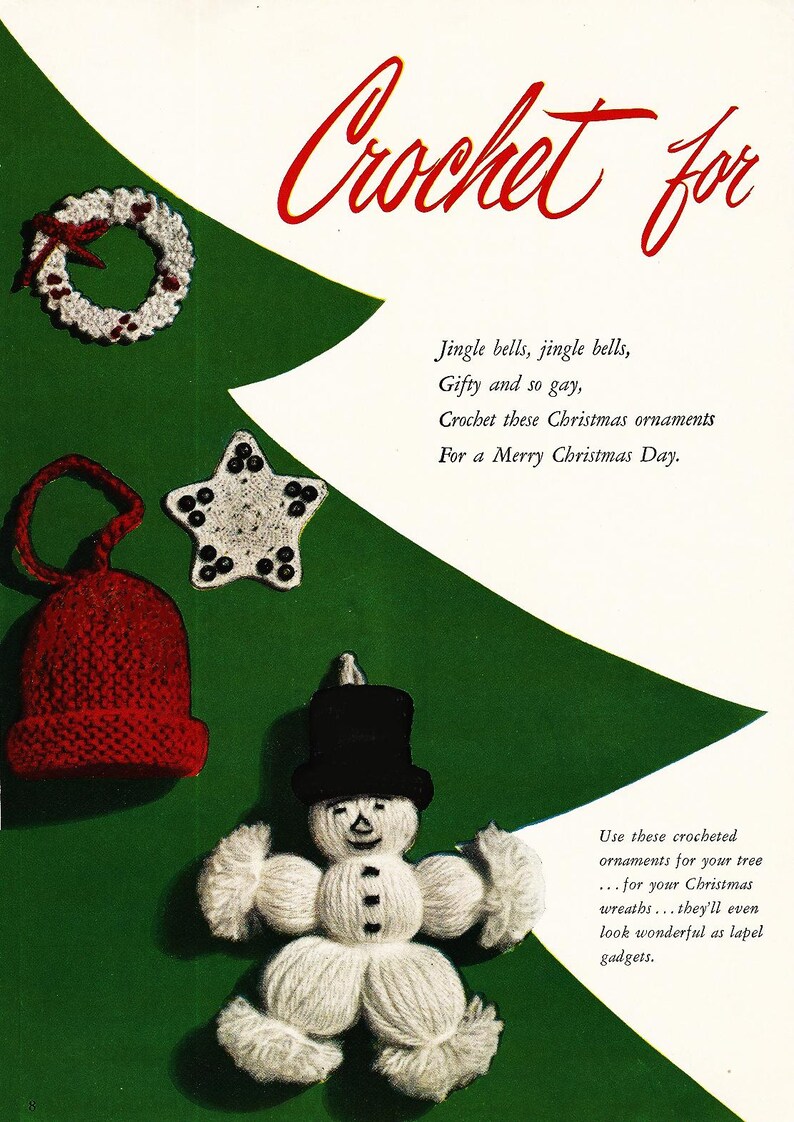 Crochet PDF Pattern Booklet: Gifts for Christmas - Etsy