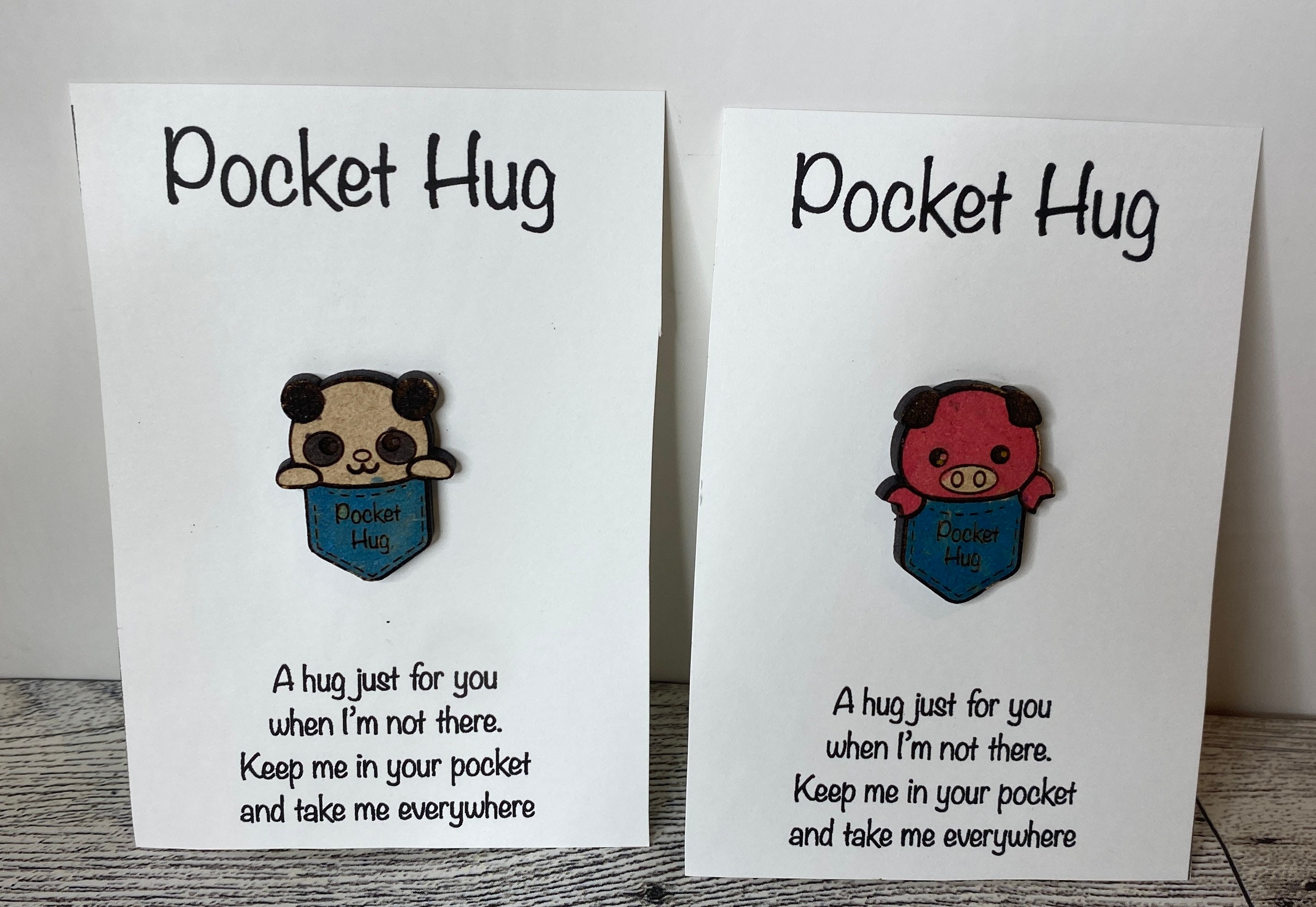 Pocket Hug Pocket Buddy Comfort Hug Hug Token Animal Pocket Hug - Etsy