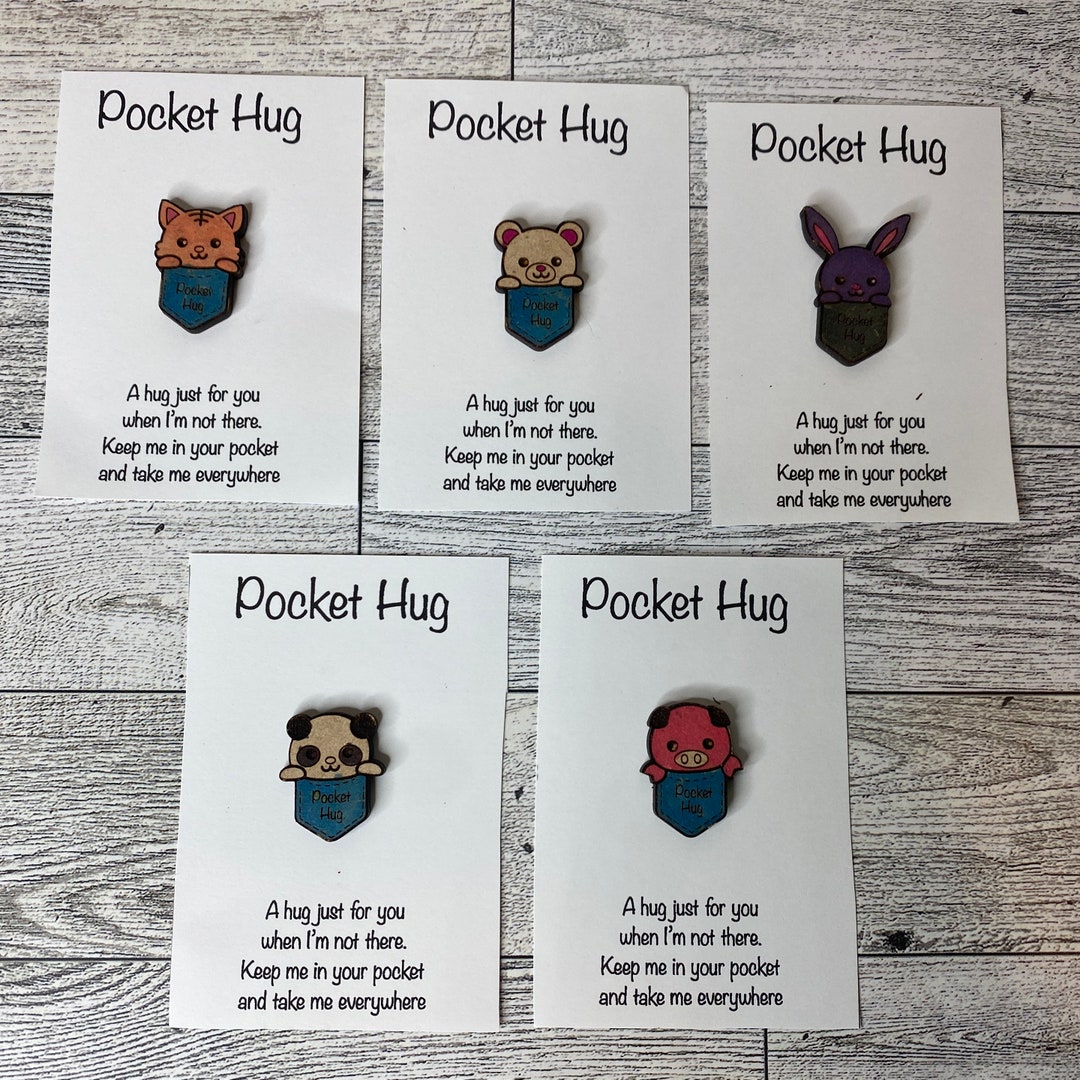 Pocket Hug Pocket Buddy Comfort Hug Hug Token Animal Pocket Hug - Etsy