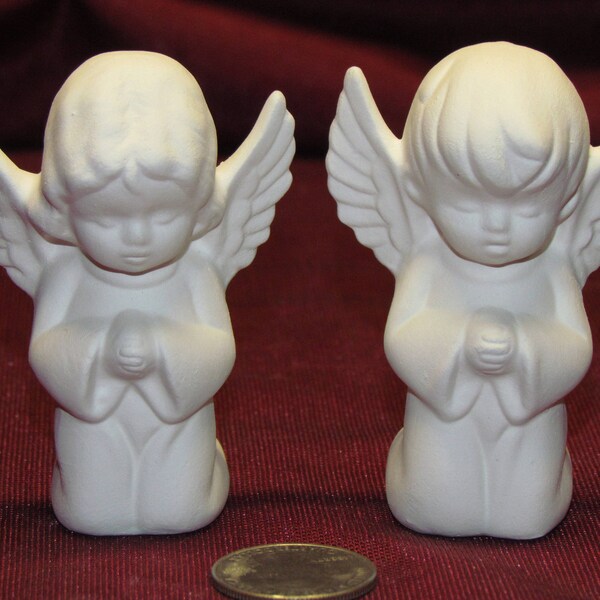 White Ceramic Angels - Etsy