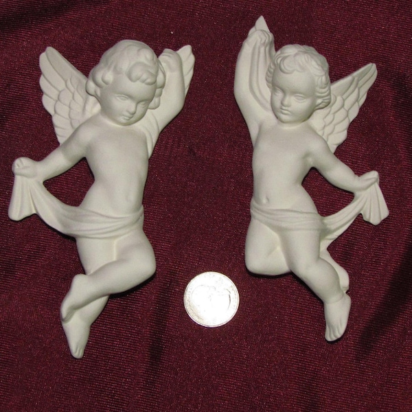 Ceramic Cherub Wall Art - Etsy