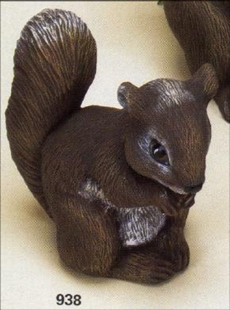 Ceramic Bisque U-Paint Squirrel With Paws Up Unpainted Ready | Etsy