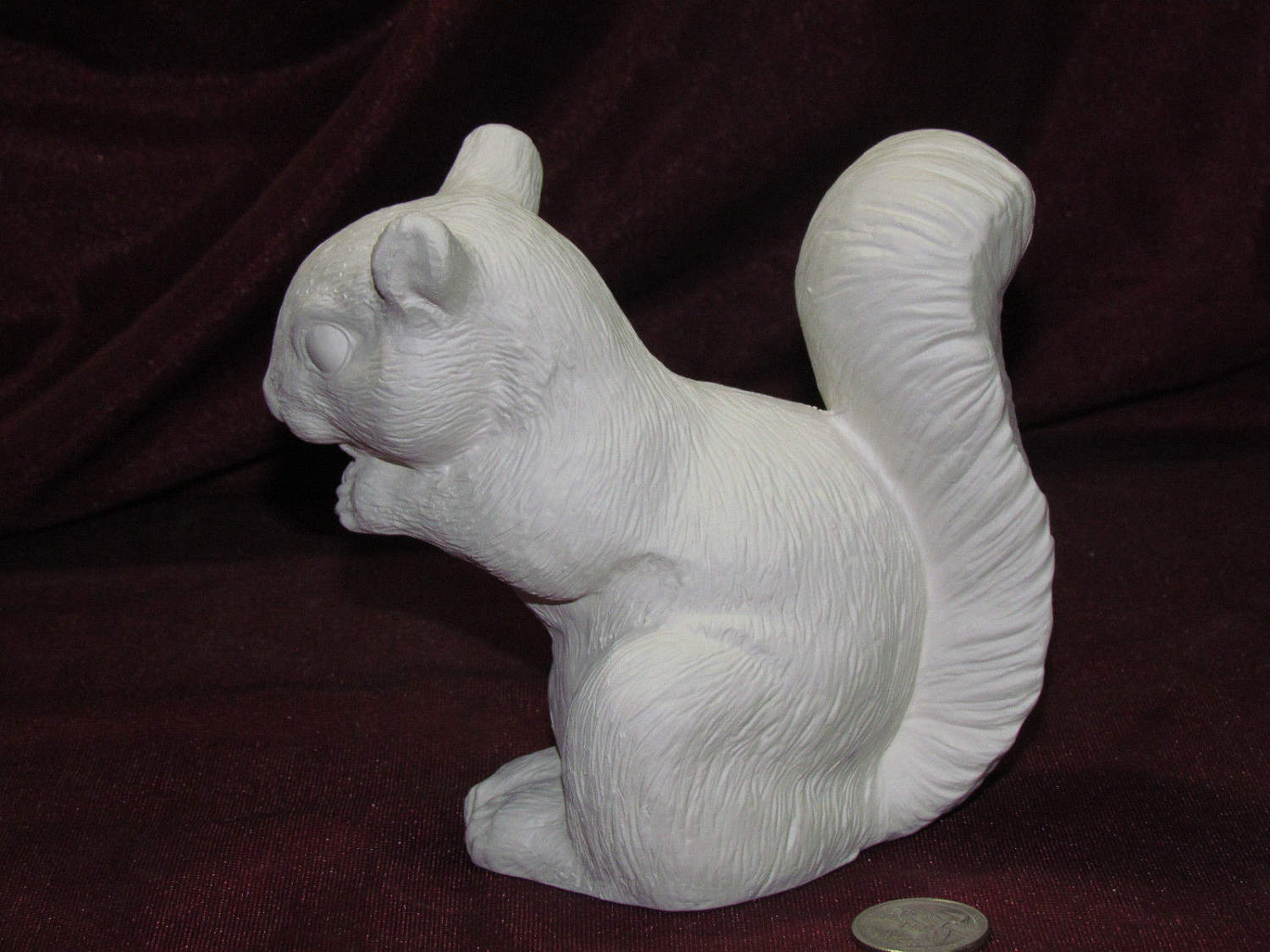 Ceramic Bisque U-paint Squirrel With Paws up Unpainted Ready - Etsy