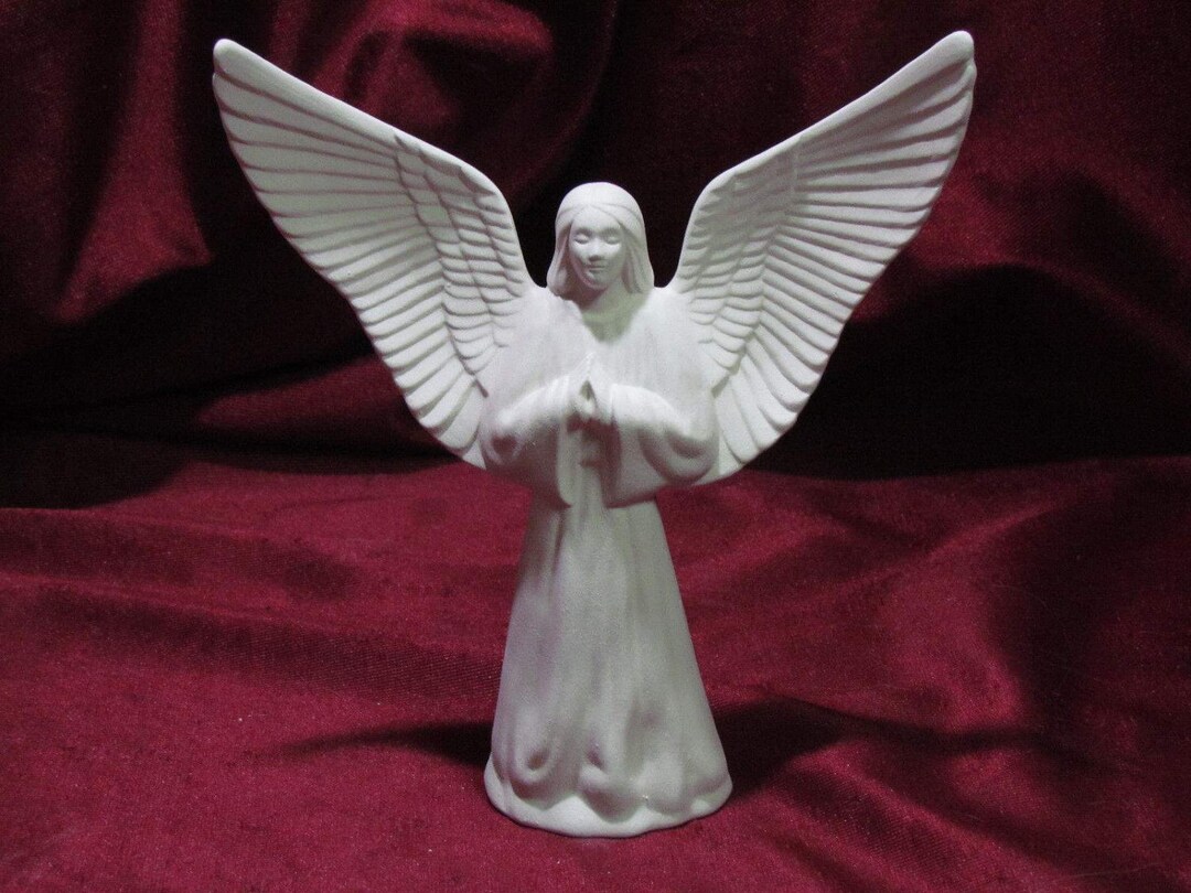 Ceramic Bisque U-paint Duncan Nativity Set Angel Unpainted Ready to ...