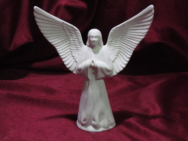 Ceramic Bisque U-paint Duncan Nativity Set Angel Unpainted - Etsy