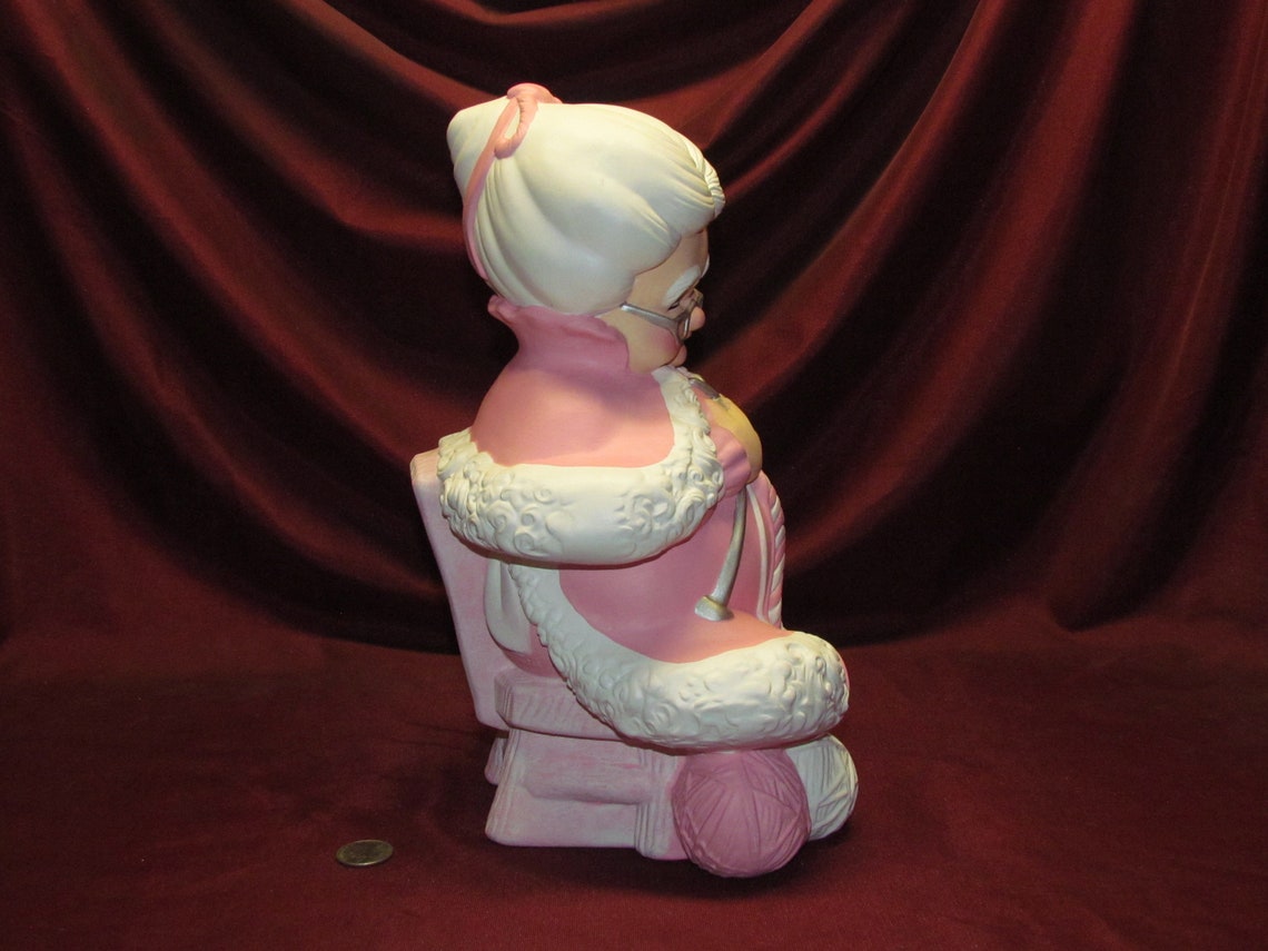 Pink Themed Large Mrs Santa Claus Hand Painted Finished Ready | Etsy