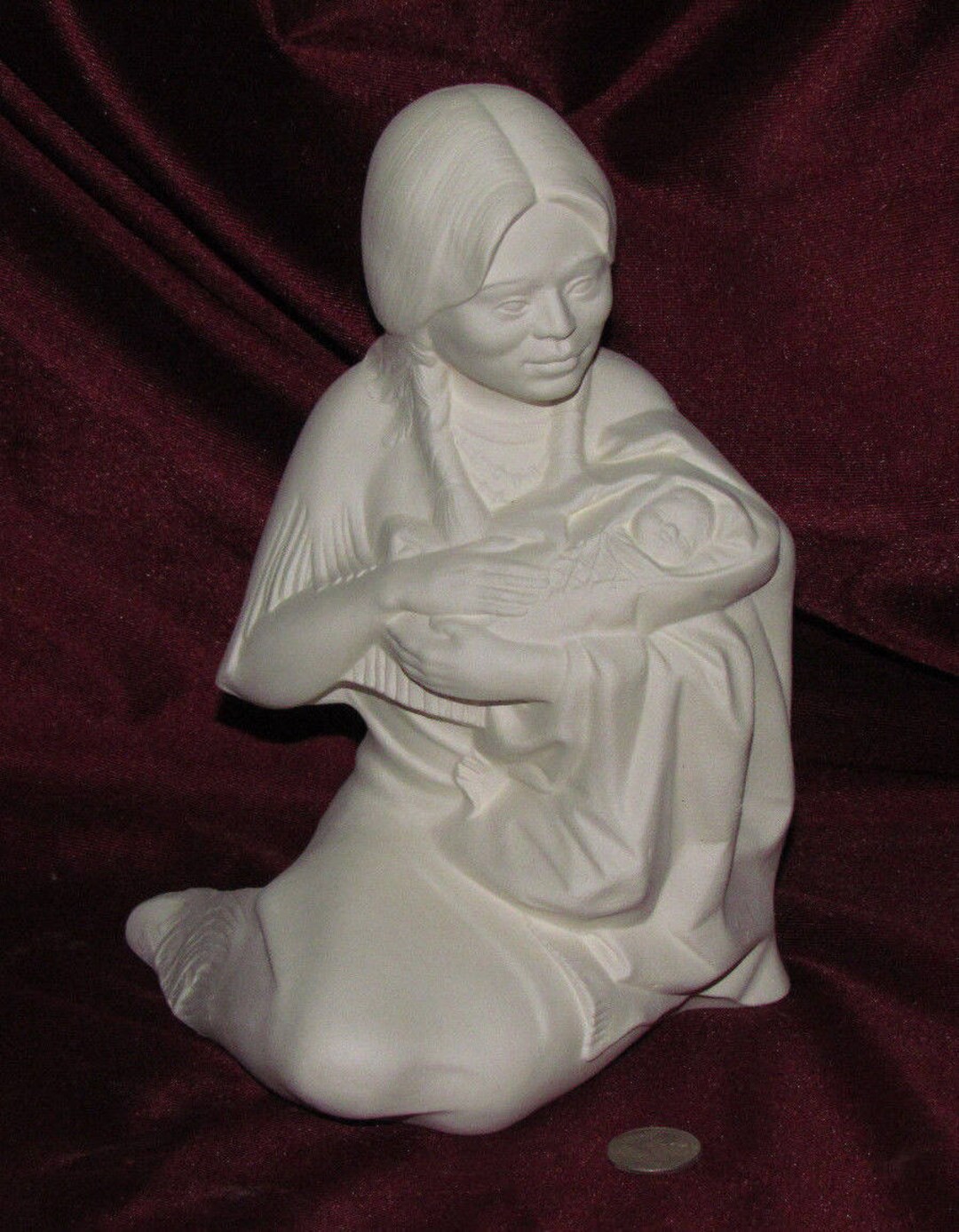Ceramic Bisque U-paint Native American Indian Woman With Child - Etsy