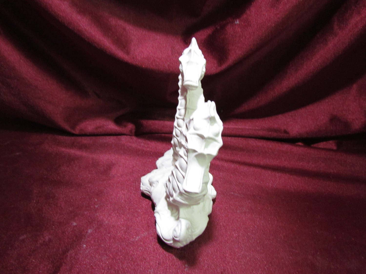 Ceramic Bisque Mermaid Accessory Sea Horse Pair on Waves U | Etsy