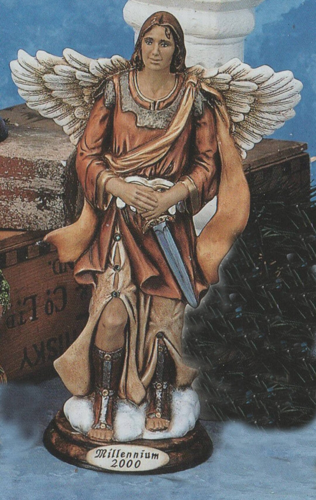 Ceramic Bisque U-paint Male Millennium Angel With Base - Etsy