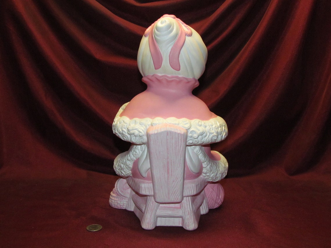 Pink Themed Large Mrs Santa Claus Hand Painted Finished Ready | Etsy