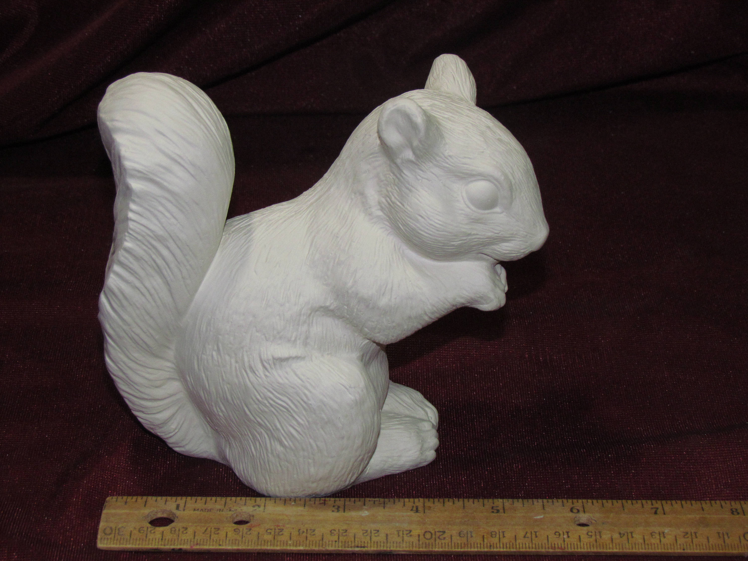 Ceramic Bisque U-paint Squirrel With Paws up Unpainted Ready - Etsy