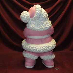 Pink Themed Large Winking Vintage Santa Claus Hand Painted Finished ...