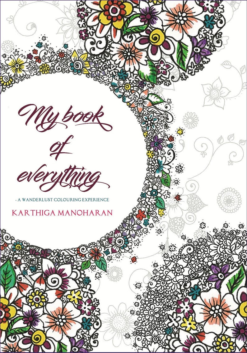 My Book of Everything A Wanderlust Colouring Experience - Etsy Australia
