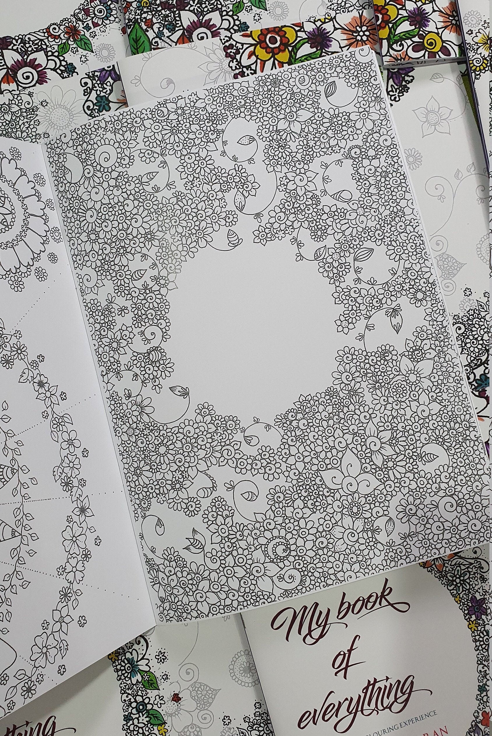 My Book of Everything A Wanderlust Colouring Experience - Etsy Australia